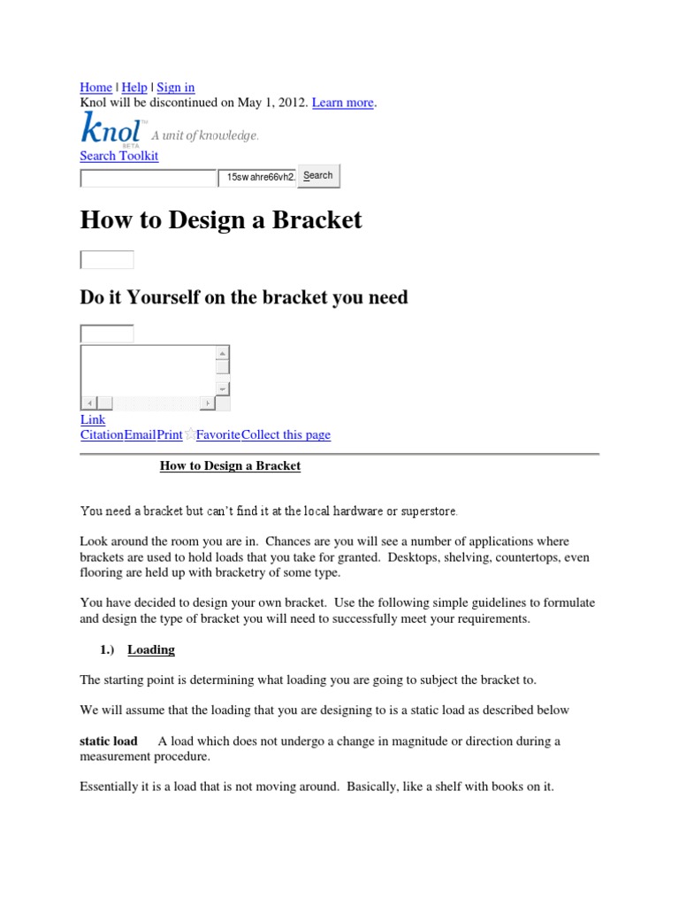 Bracket Design | PDF | Screw | Industries