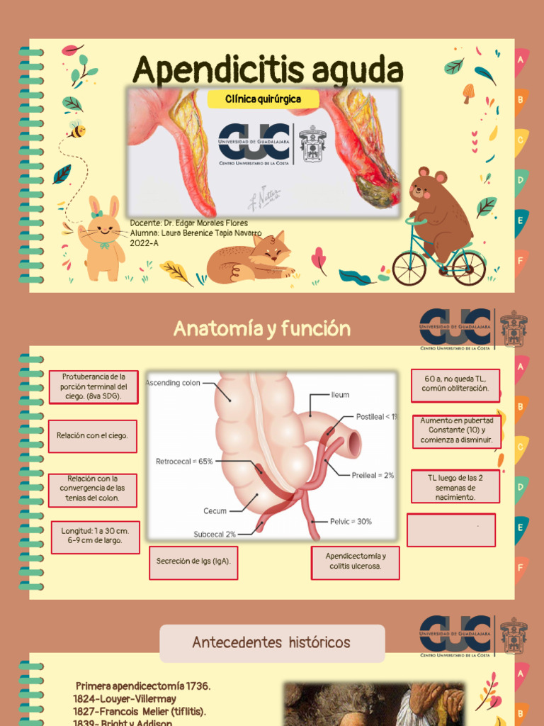Apendicitis Aguda | PDF | Enfermedades y trastornos | Especialidades Medicas