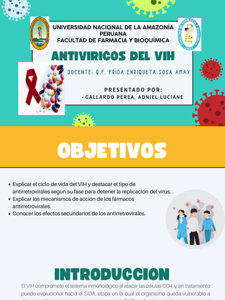 Antivirales Vih - Gallardo Perea | PDF | VIH | Manejo del VIH / SIDA