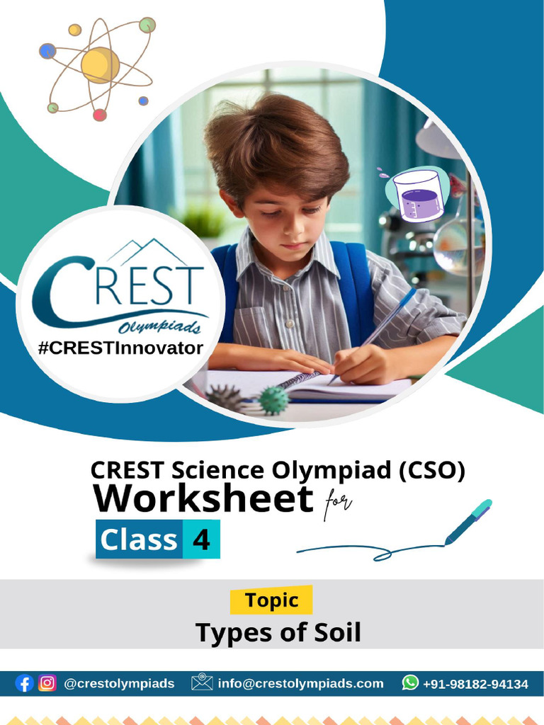 Types of Soil Worksheet for Grades 3-4 | PDF | Soil | Topsoil