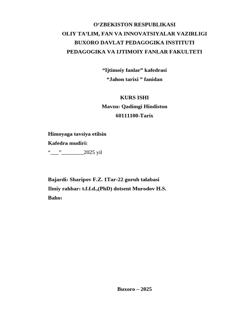 Hindiston Docx1 Docx1 | PDF
