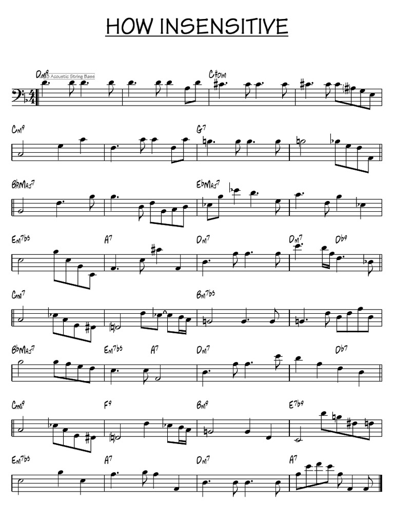 How Insensitive | PDF