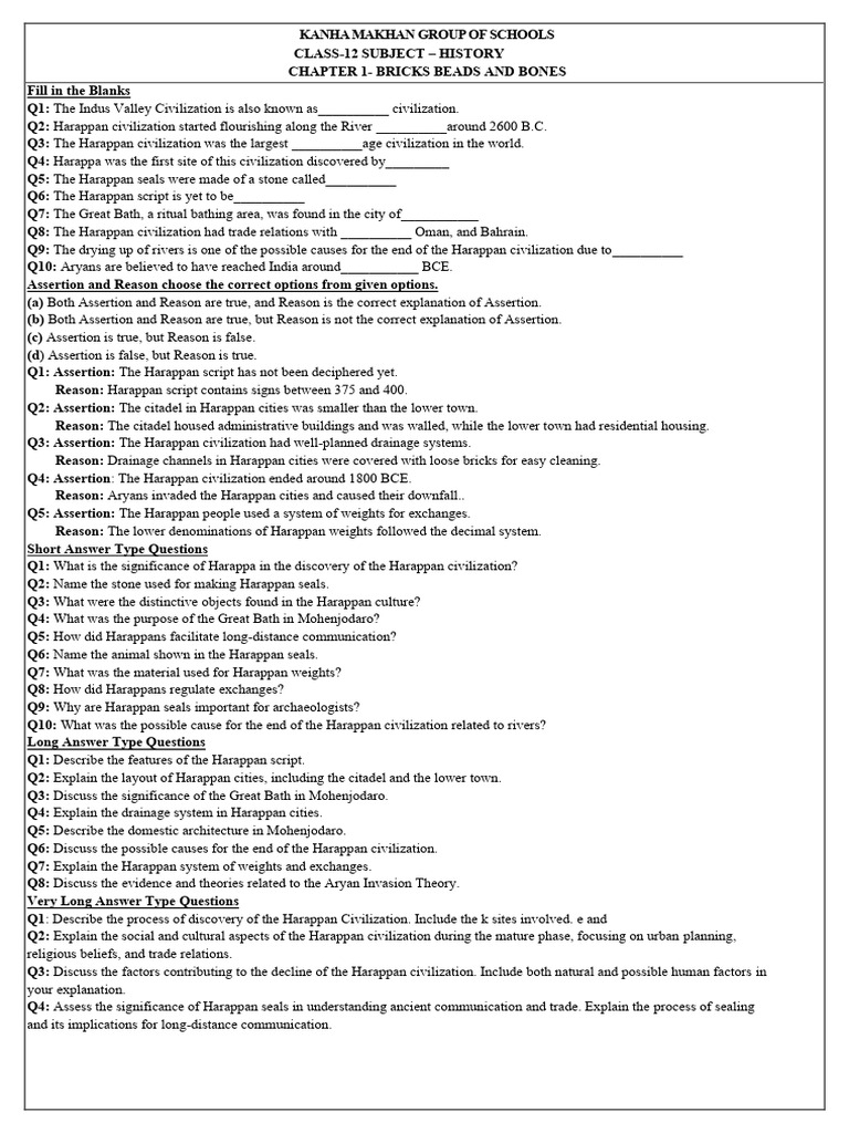 Class 12 History Ut-1 Worksheet | PDF | Vedas | Bodhisattva