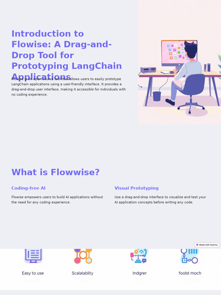 Introduction To Flowise A Drag and Drop Tool For Prototyping LangChain Applications | PDF ...