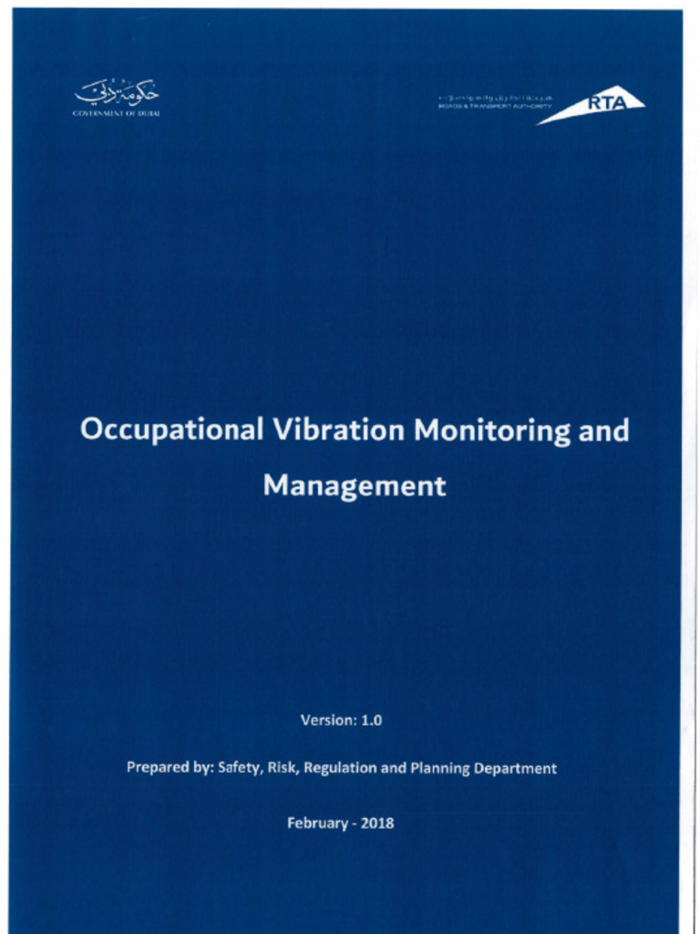 RSEMS Vibration Monitoring Procedure V01 | PDF