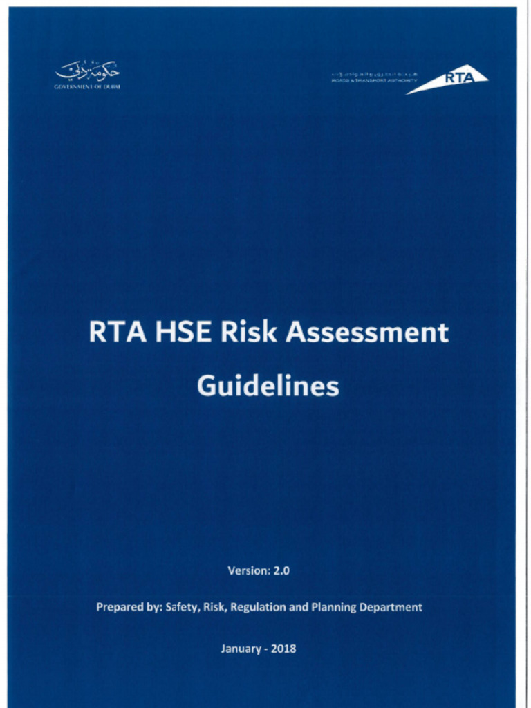 RSEMS HSE Risk Assessment Guideline V02 | PDF