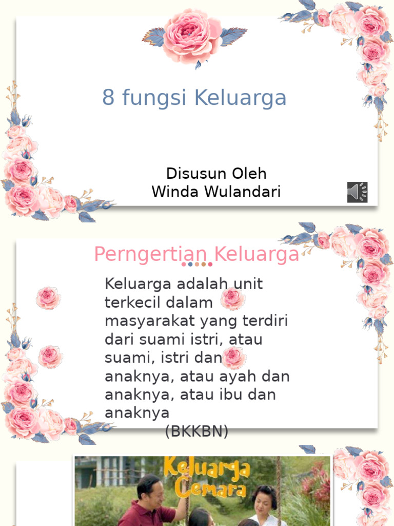 8 Fungsi Keluarga.winda | PDF