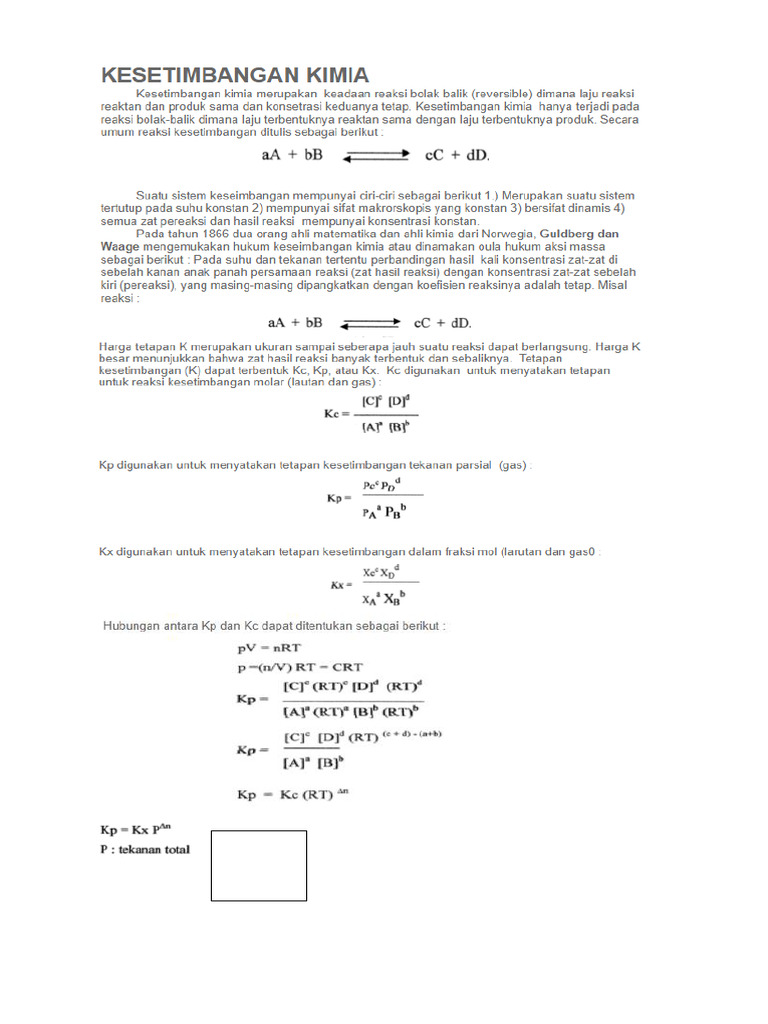Rev-Kesetimbangan TK | PDF