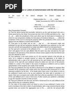 Sample Will Draft Template for India | PDF