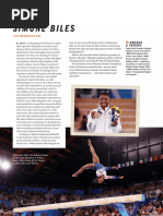 01 Biography and Questions SIMONE BILES | PDF | Simone Biles | Gymnastics