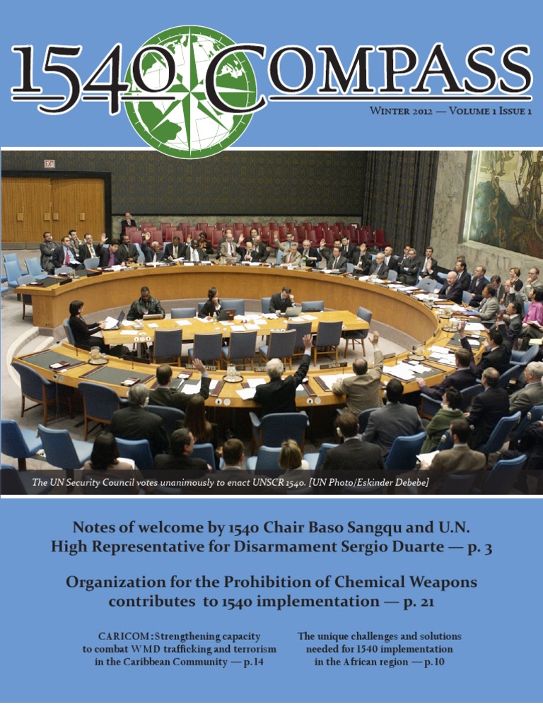 1540 Compass | PDF | Nuclear Proliferation | International Security