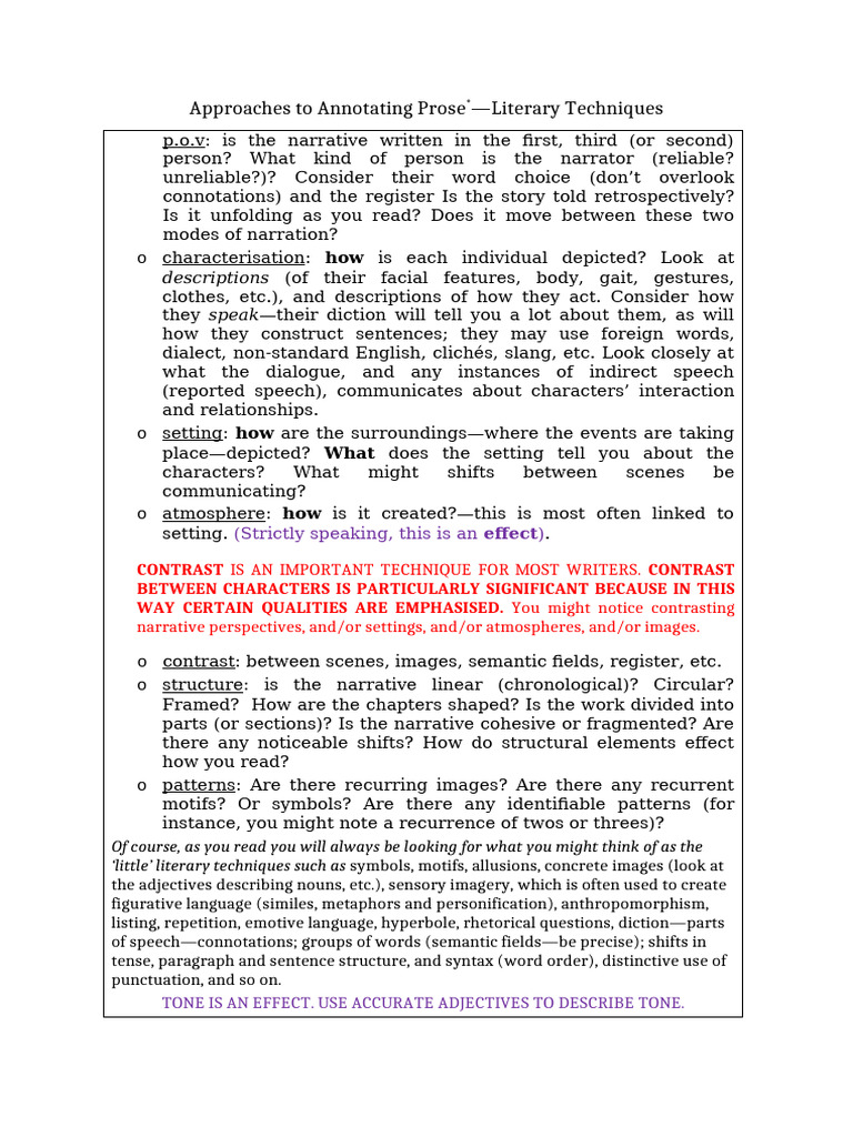 Approaches To Annotating | PDF | Narrative | Narration