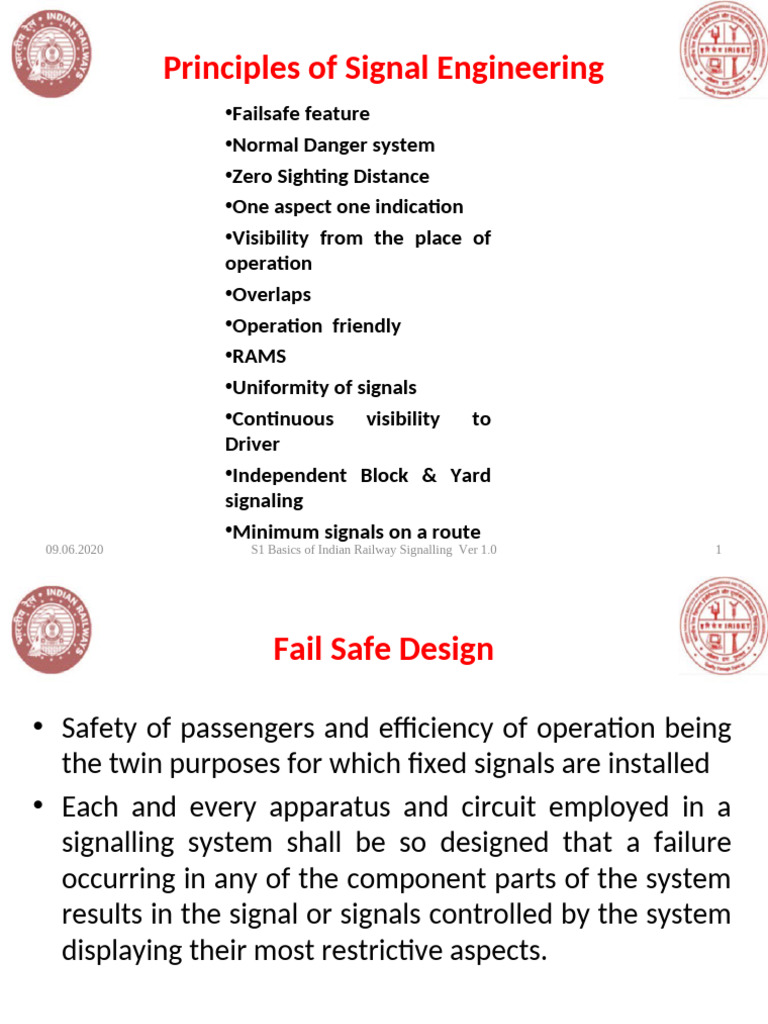 Key Principles of Signal Engineering | PDF | Rail Transport | Railway ...