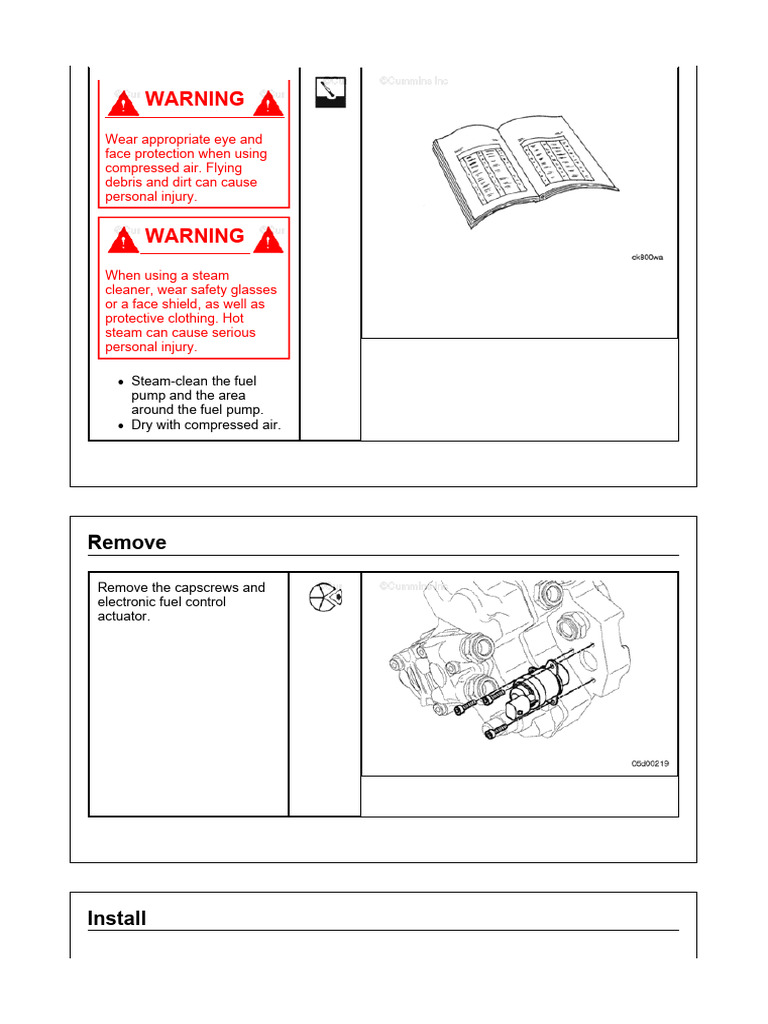Fuel Pump Cleaning and Safety Guide | PDF
