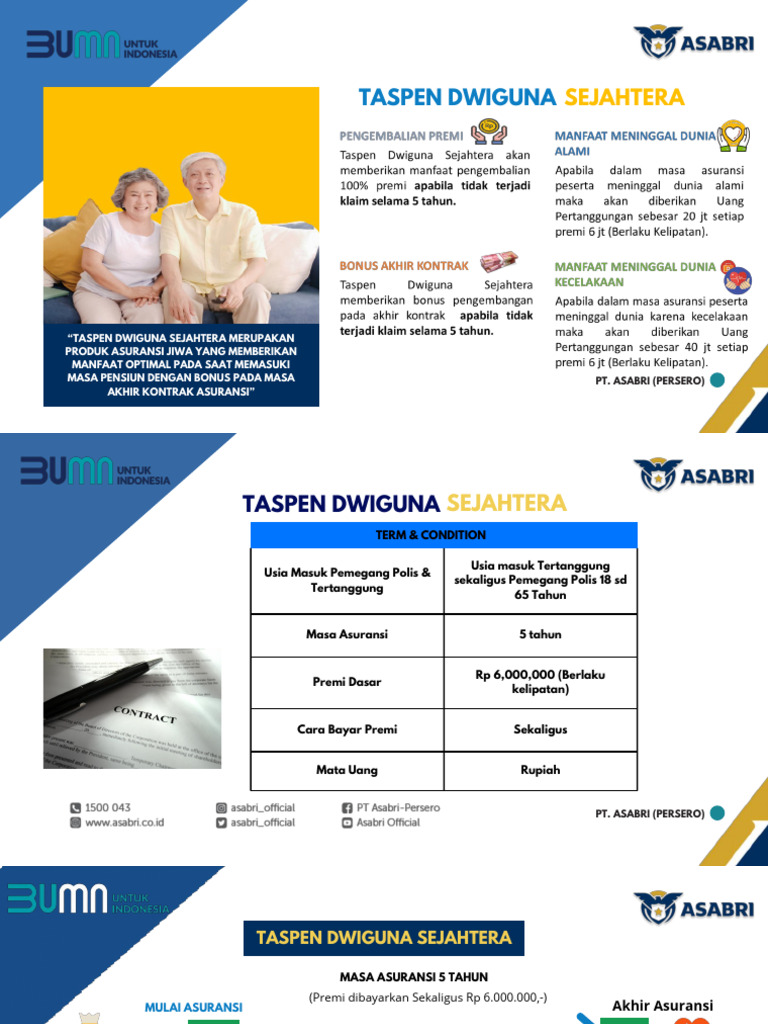 Asuransi Taspen Dwiguna Sejahtera | PDF