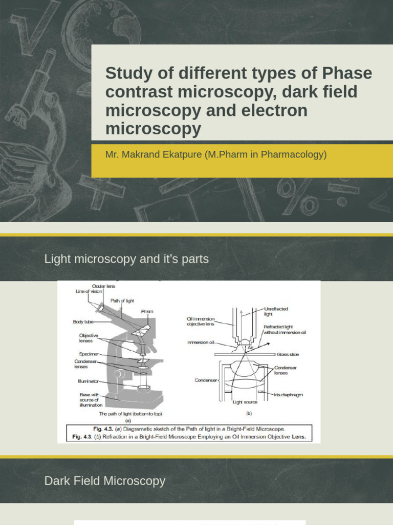 Study of Different Types of Micros | PDF | Scanning Electron Microscope ...