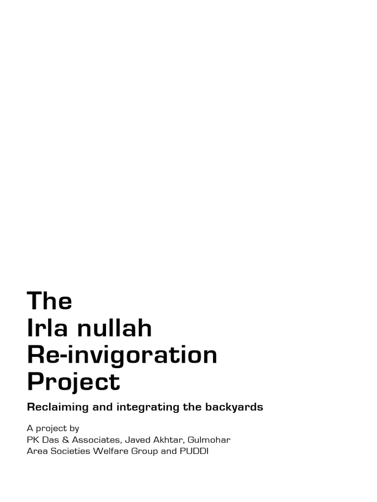 Irla Nullah Reinvigoration Project Overview | PDF | Mumbai | Physical ...