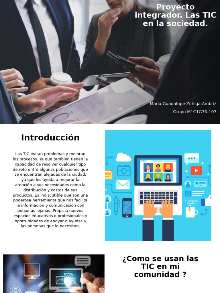 Las Tic en La Sociedad | PDF | Tecnología de información y ...