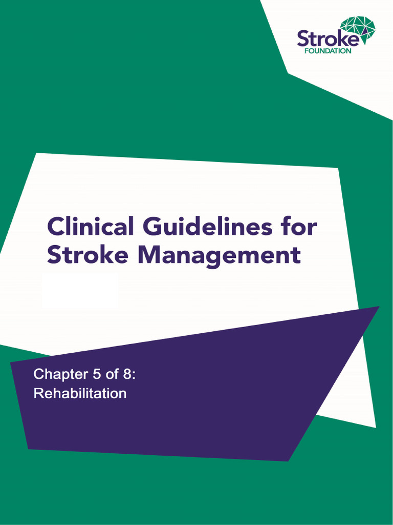Clinical Guidelines For Stroke Management | PDF | Aphasia | Stroke