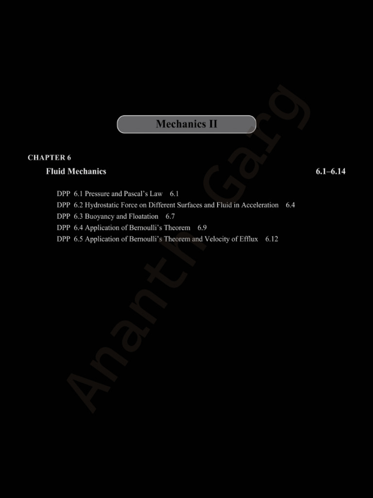 Mechanics 2 DPP Cengage | PDF