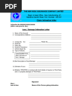 NIA Motor Claim Form | PDF