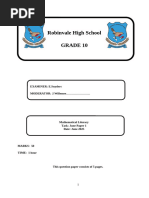 Tariff Worksheets GR12 | PDF