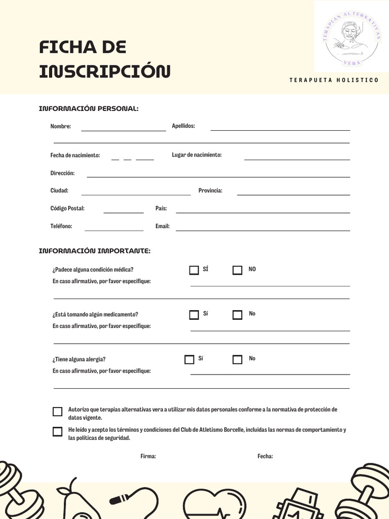 Documento A4 Formulario Deportivo Amarillo y Rosa - 20250629 - 235827 - 0000 | PDF