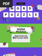 Wordshake Game Instructions and Scores | PDF