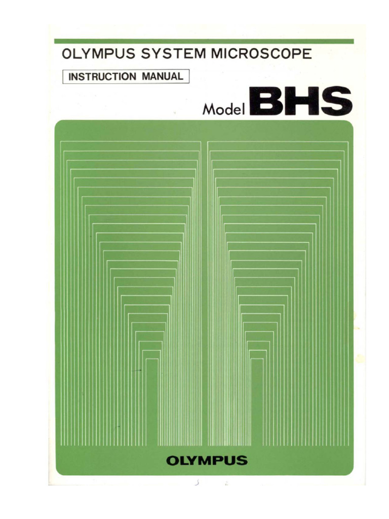 Olympus BHS Instruction Manual | PDF