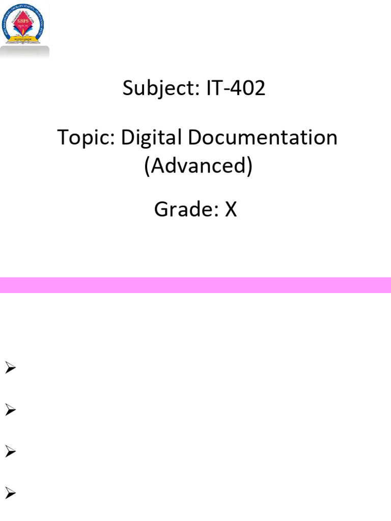 Advanced Digital Documentation Guide | PDF | Page Layout | Paragraph