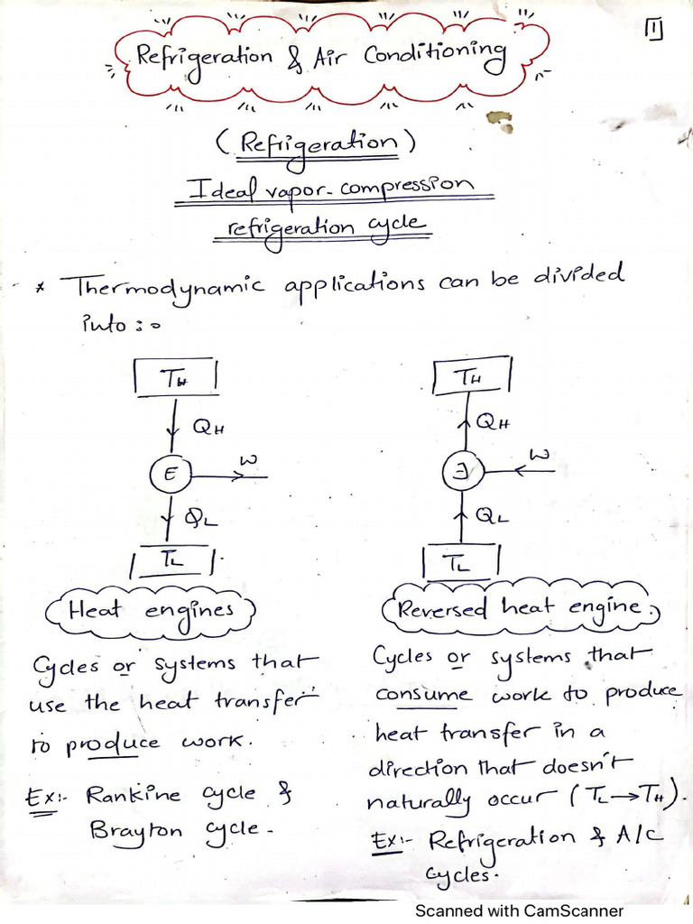 Refrigeration Note | PDF