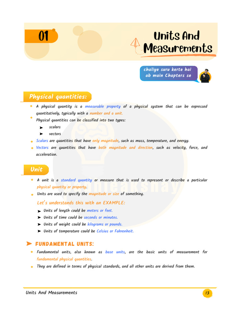 Units and Measurements Explained | PDF | Quantity | Significant Figures