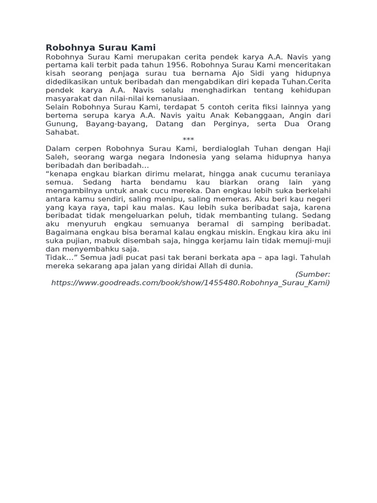 Robohnya Surau Kami | PDF