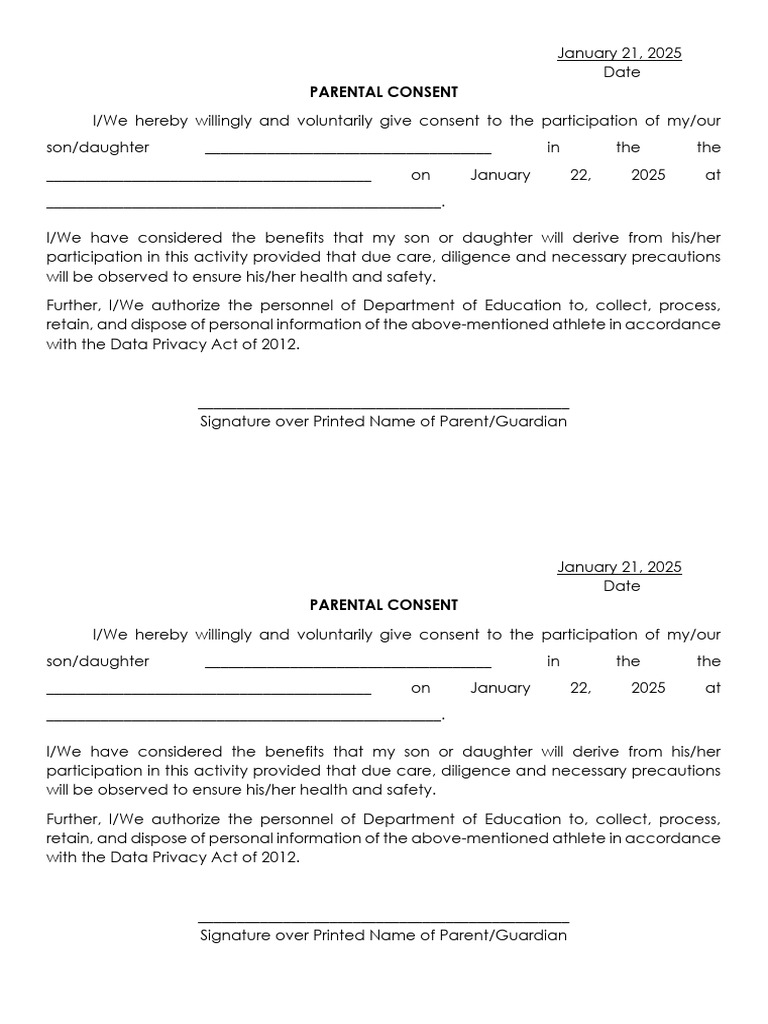 Parent Consent | PDF