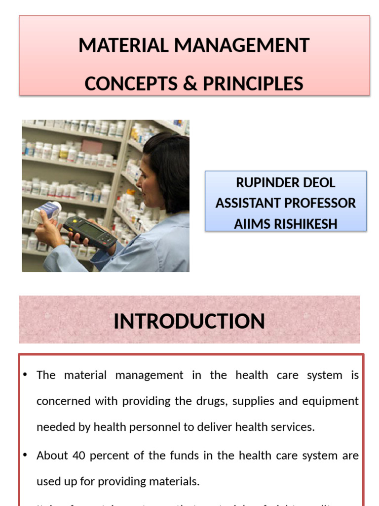 1041 Material Management Concepts Principles | PDF | Inventory | Demand