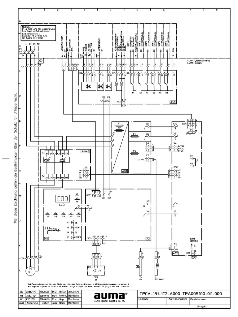 Motor Operated Valves Drawing | PDF
