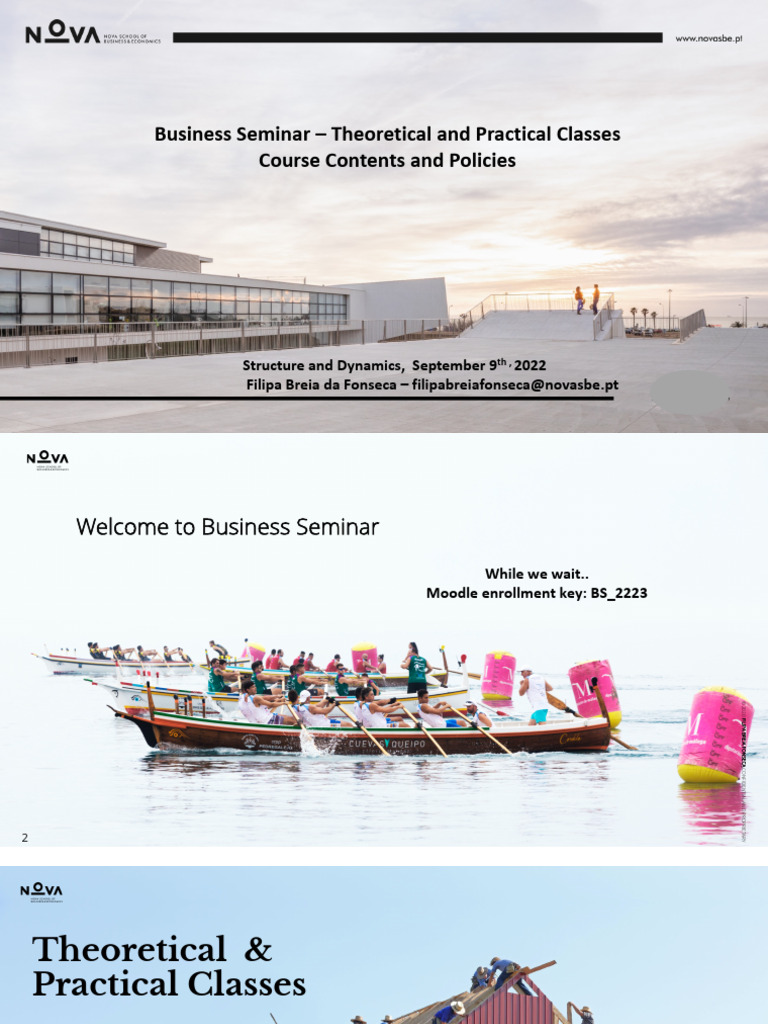 Business Seminar Class 1 | PDF | Business