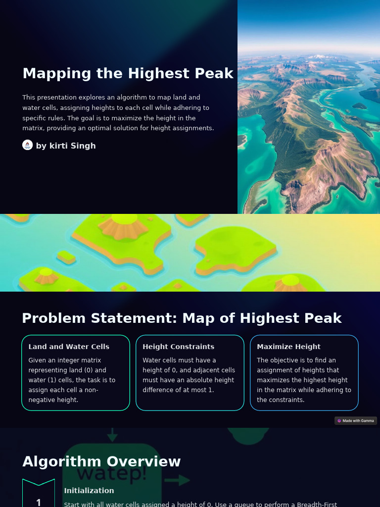 Mapping The Highest Peak | PDF | Algorithms | Theoretical Computer Science