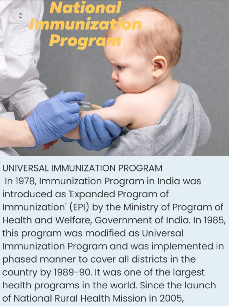 National Immunization Program | PDF