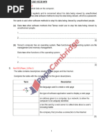 2023 Safety and Security IGCSE ICT 0417 | PDF