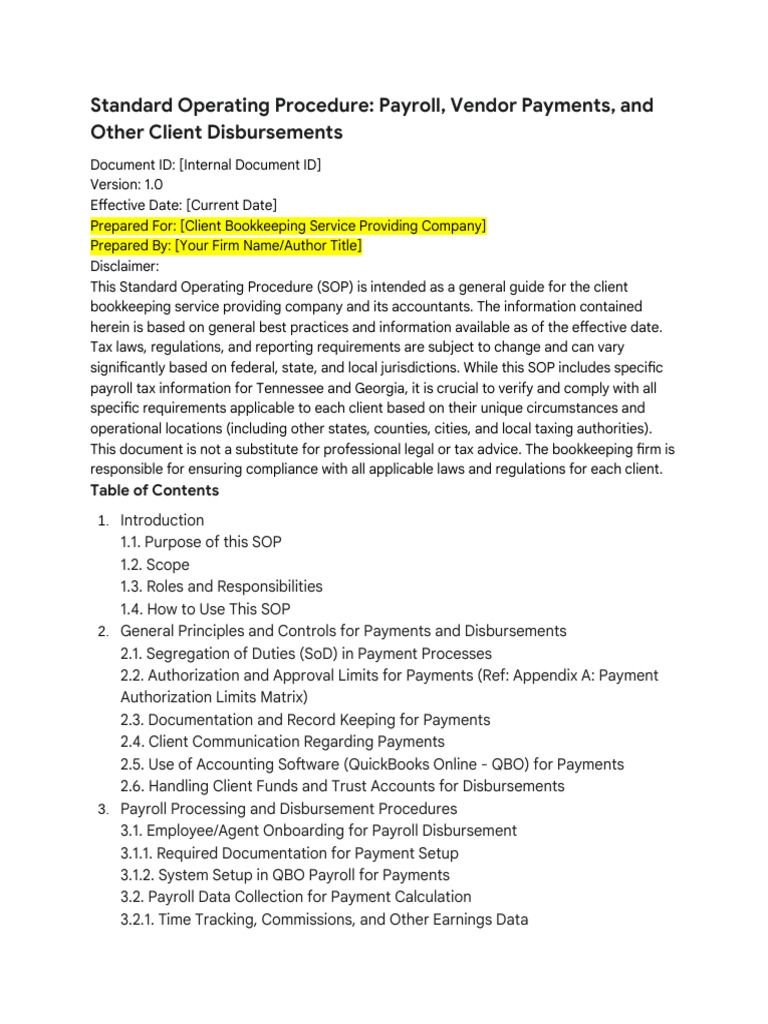 See You Genereated Sop - Financial - Operations - v2 - 0... | PDF ...