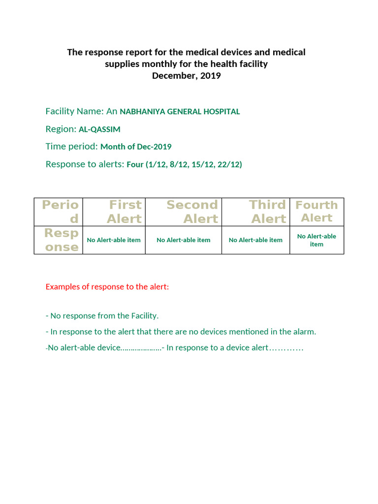 Saudi FDA, Monthly Format English | PDF