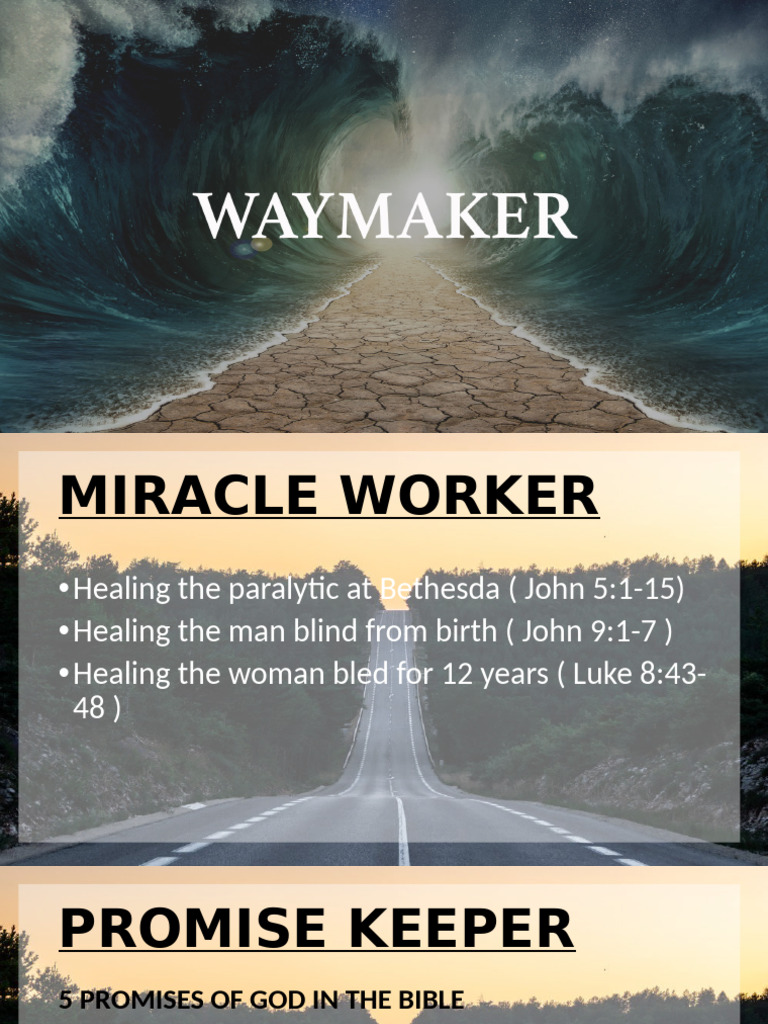 240 Waymaker Sept 13 | PDF | Christian Belief And Doctrine | Religious Belief And Doctrine