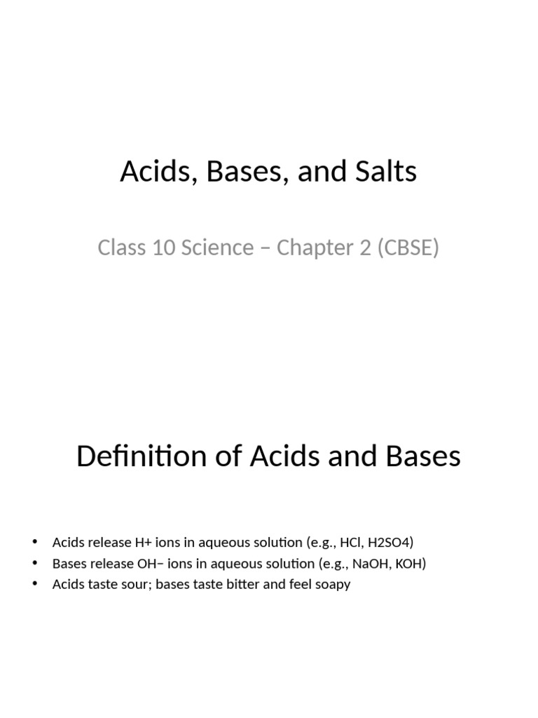 Class 10 Science Ch2 Presentation | PDF