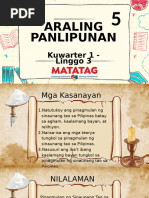 Aral 12 Teorya NG Pinagmulan NG Lahing Pilipino | PDF