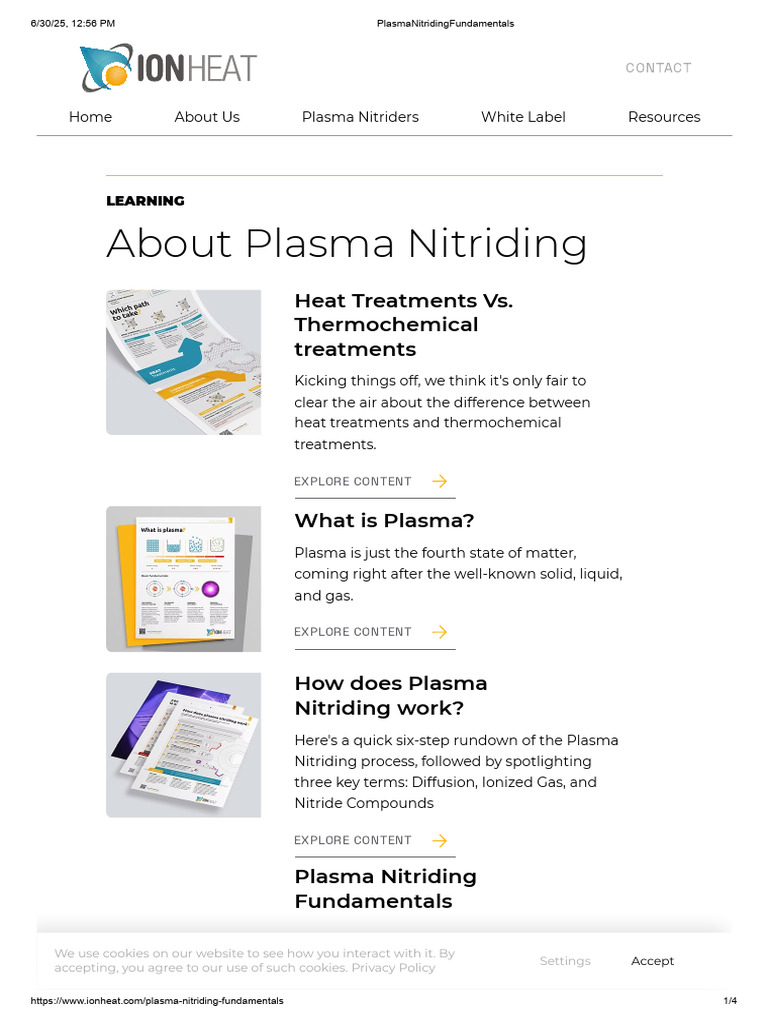 Plasma Nitriding Explained: Key Concepts | PDF | Physical Sciences ...