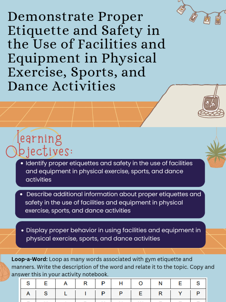 Module4 Etiquette | PDF | Etiquette | Safety