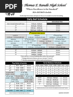 2024-25 Bell Schedules Winter Park High Both Campus Bell | PDF