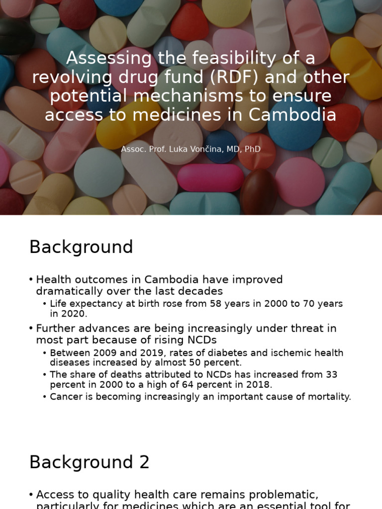 7 - Cambodia Kick Off RDF Presentation - Final Version | PDF | Non Communicable Disease ...