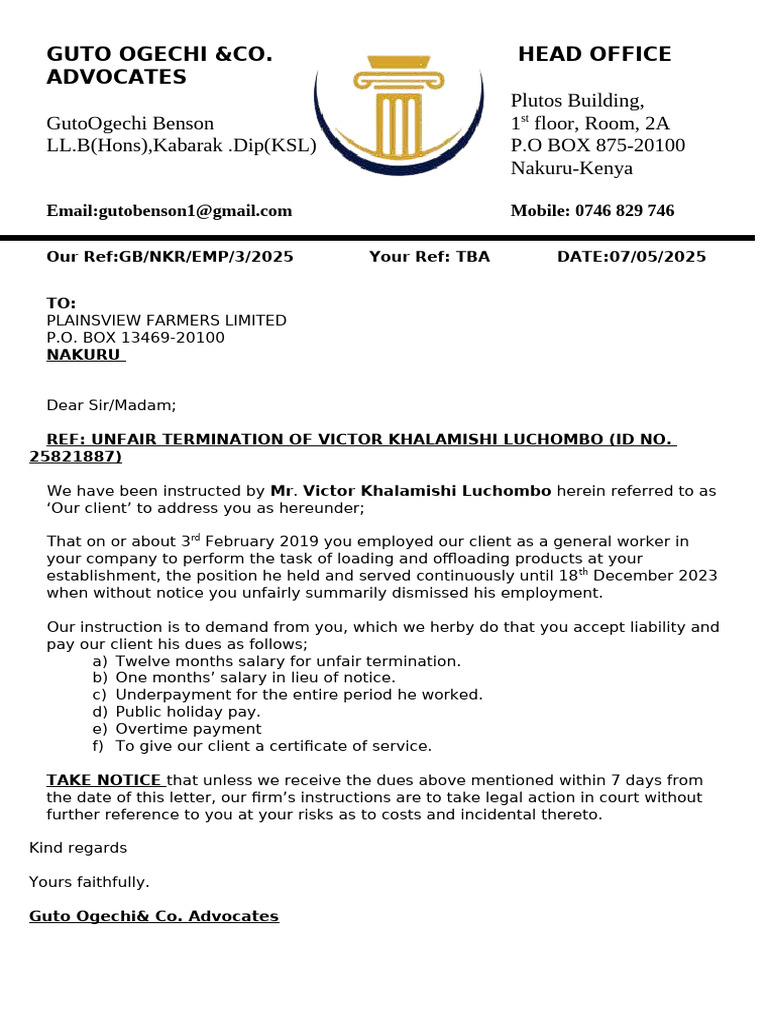 Demand Letter Victor 2 | PDF